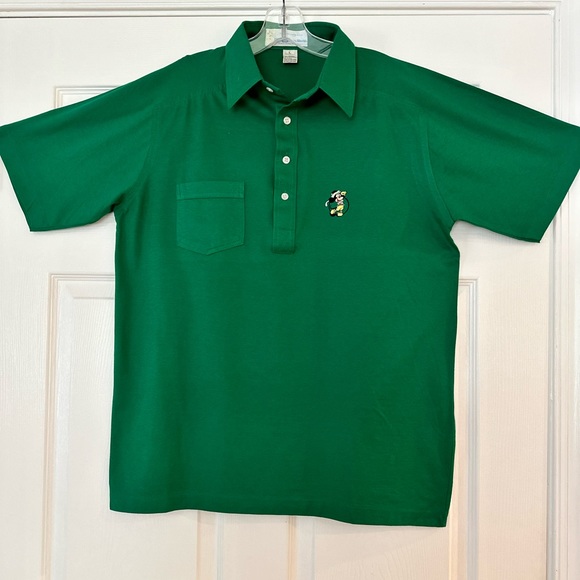 Disney | Shirts | Disney World Mickey Mouse Green Golf Polo Shirt ...